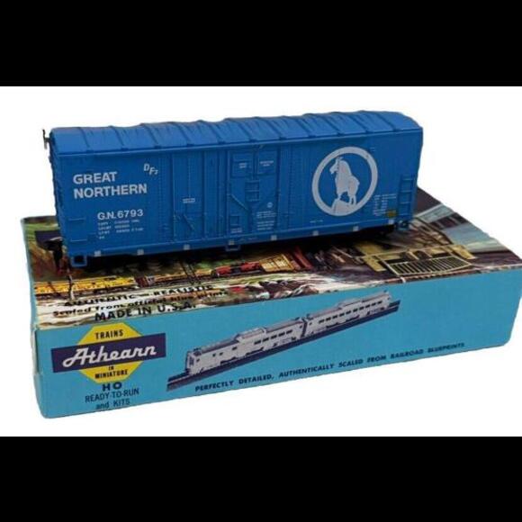 Toys | Vintage Athearn Blue Great Northern Box Car Gn 6793 Single Door ...